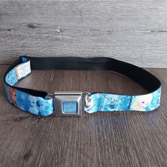 Disney | Accessories | Disney Frozen Olafseat Belt Buckle Belt Snowman ...